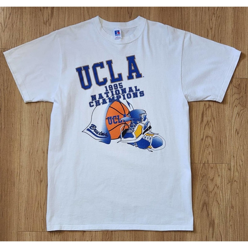 Vintage 1995 Russell Ucla National Champions Shirt Si… - Gem